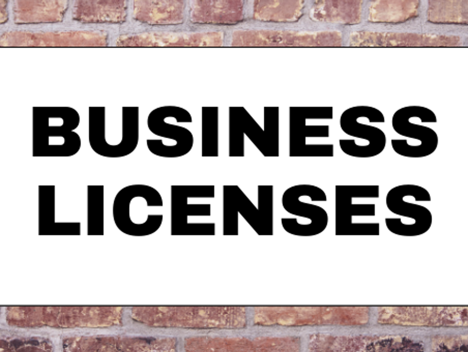 New Business Licenses